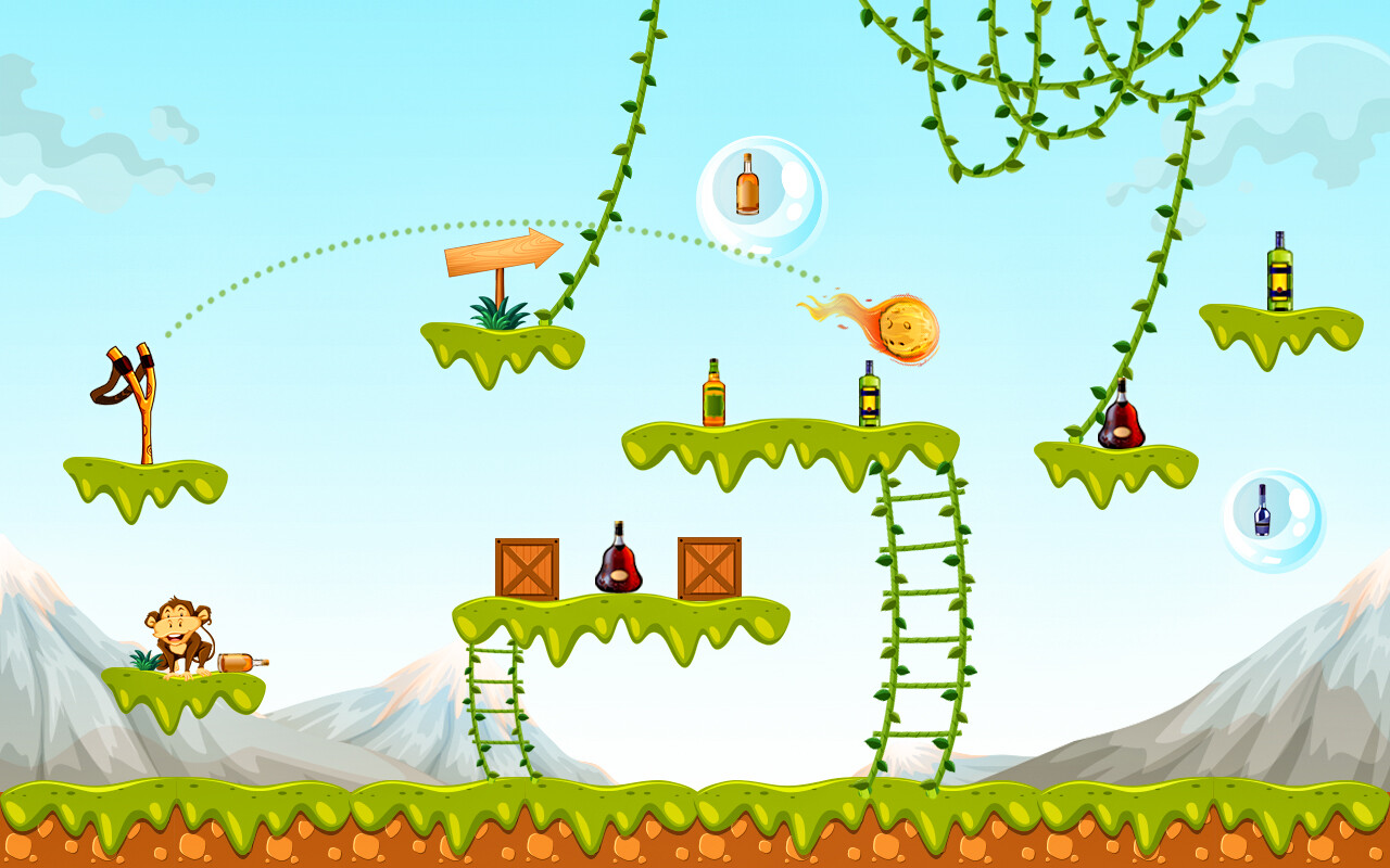 ArtStation - Knock Down Bottle Shoot 2019