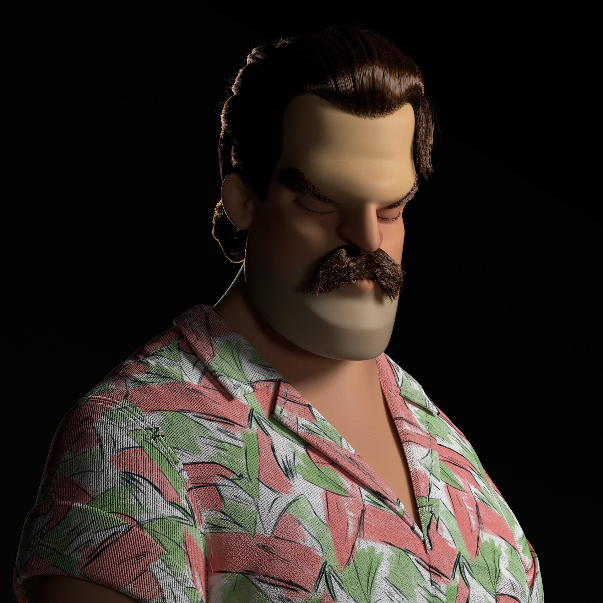 ArtStation - Jim Hopper - Stranger Things