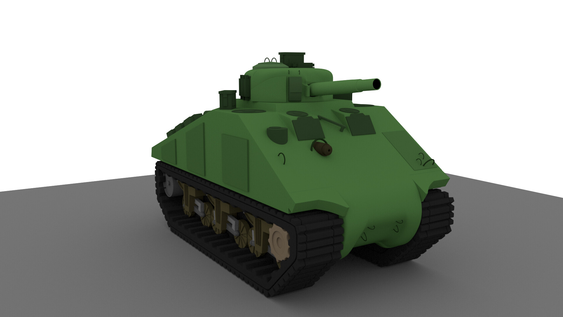 ArtStation - WW1 Tank