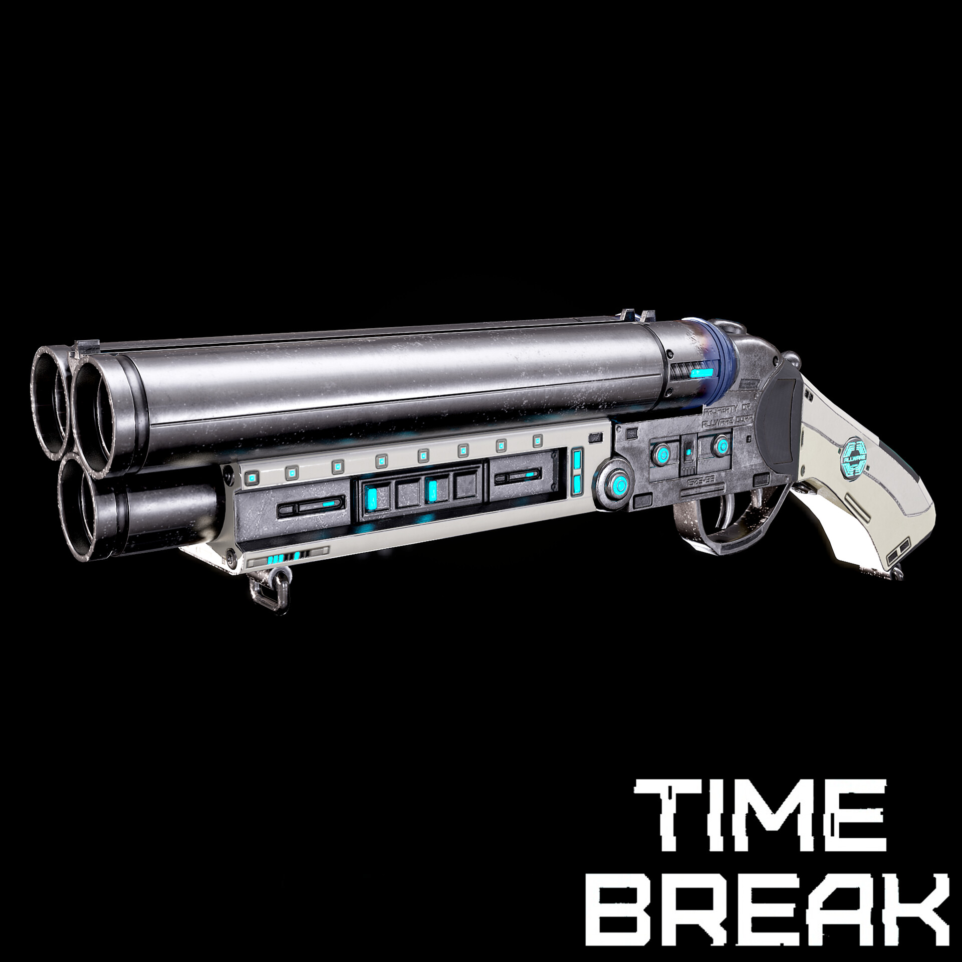 ArtStation - Weapons for new game " TIME BREAK 2121"
