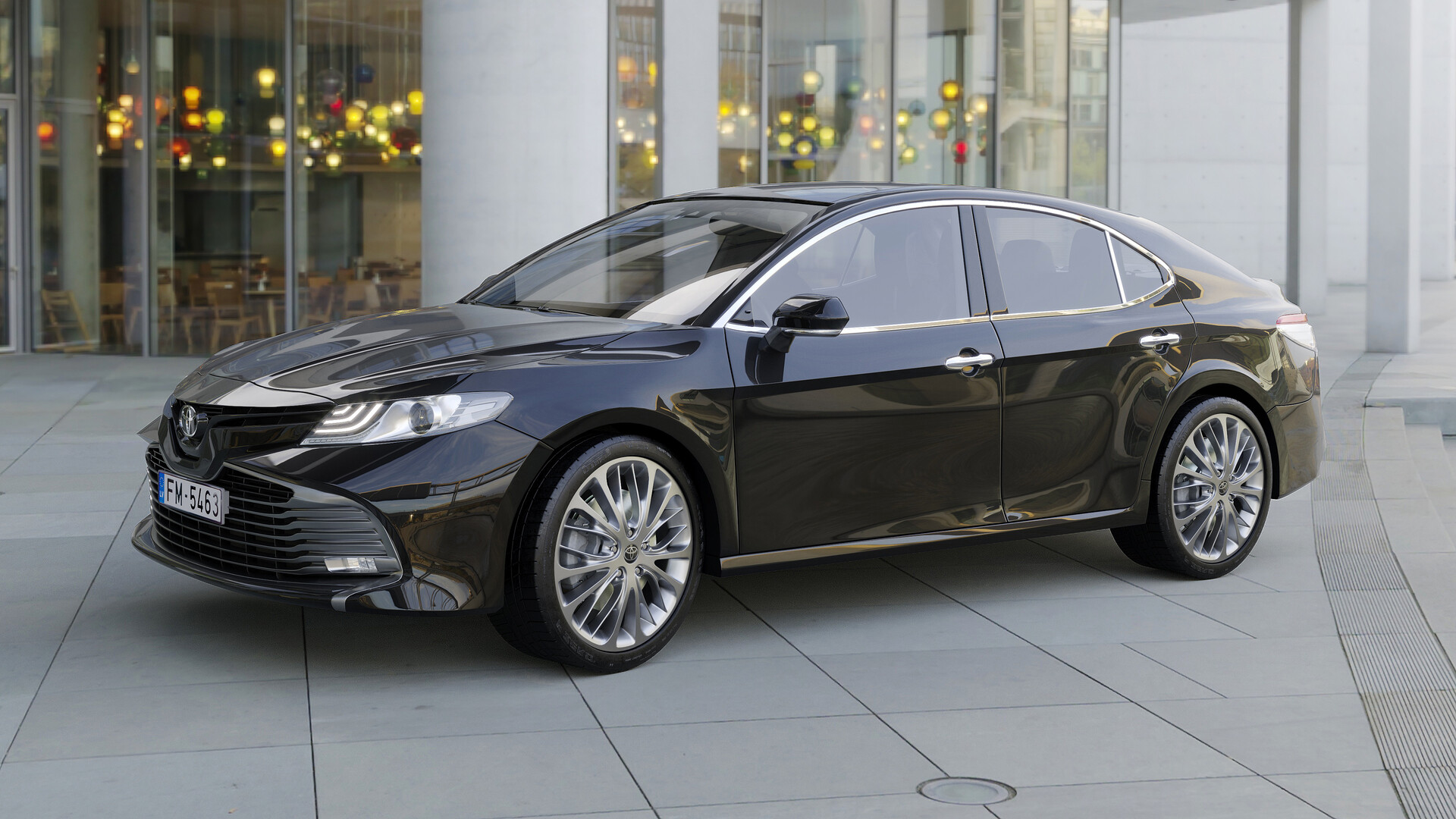 ArtStation - Toyota Camry 2018, Saed-Muhammad Muslimov