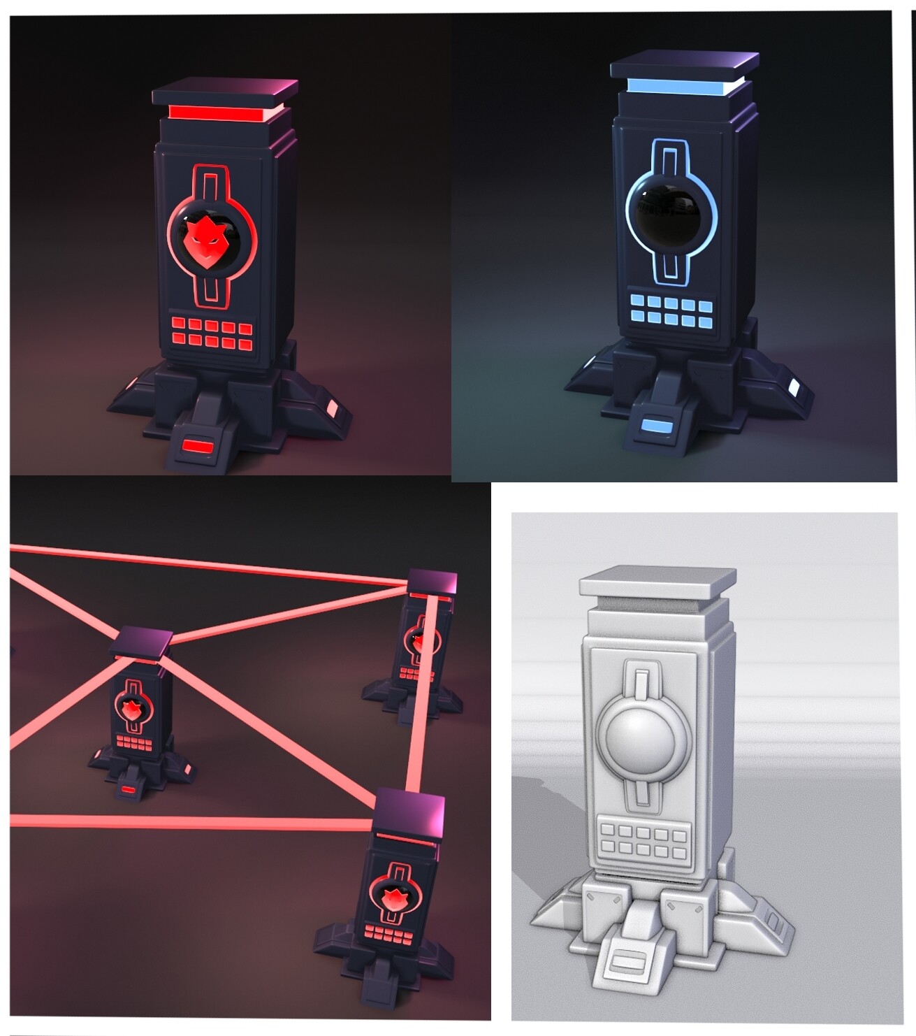 Ocean Daniel - Cyberscape Game Work