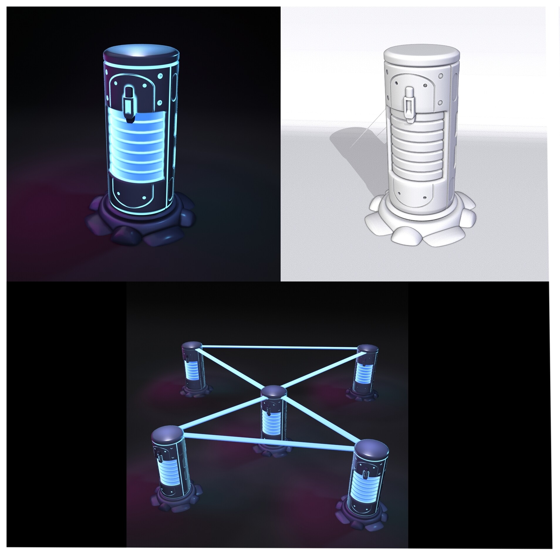 Ocean Daniel - Cyberscape Game Work