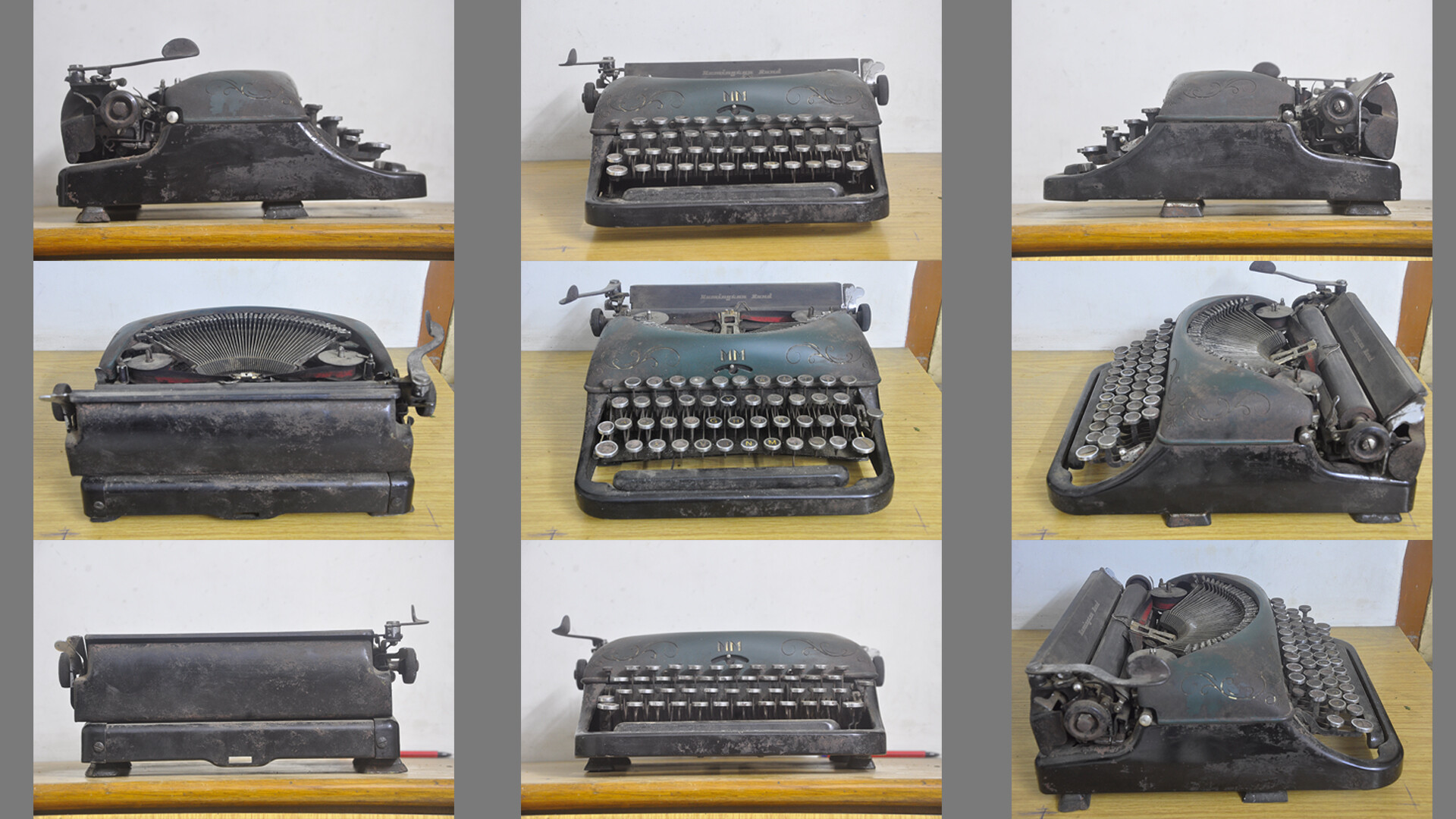 Arjun Chandrakant Sawant - Vintage Remington Rand Typewriter - Modeling ...