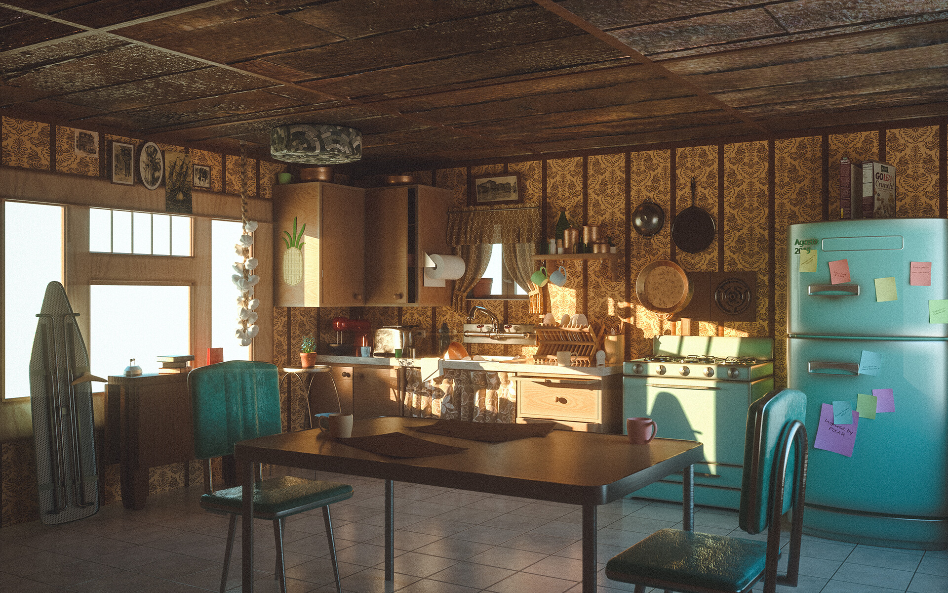 ArtStation - Pixar Kitchen