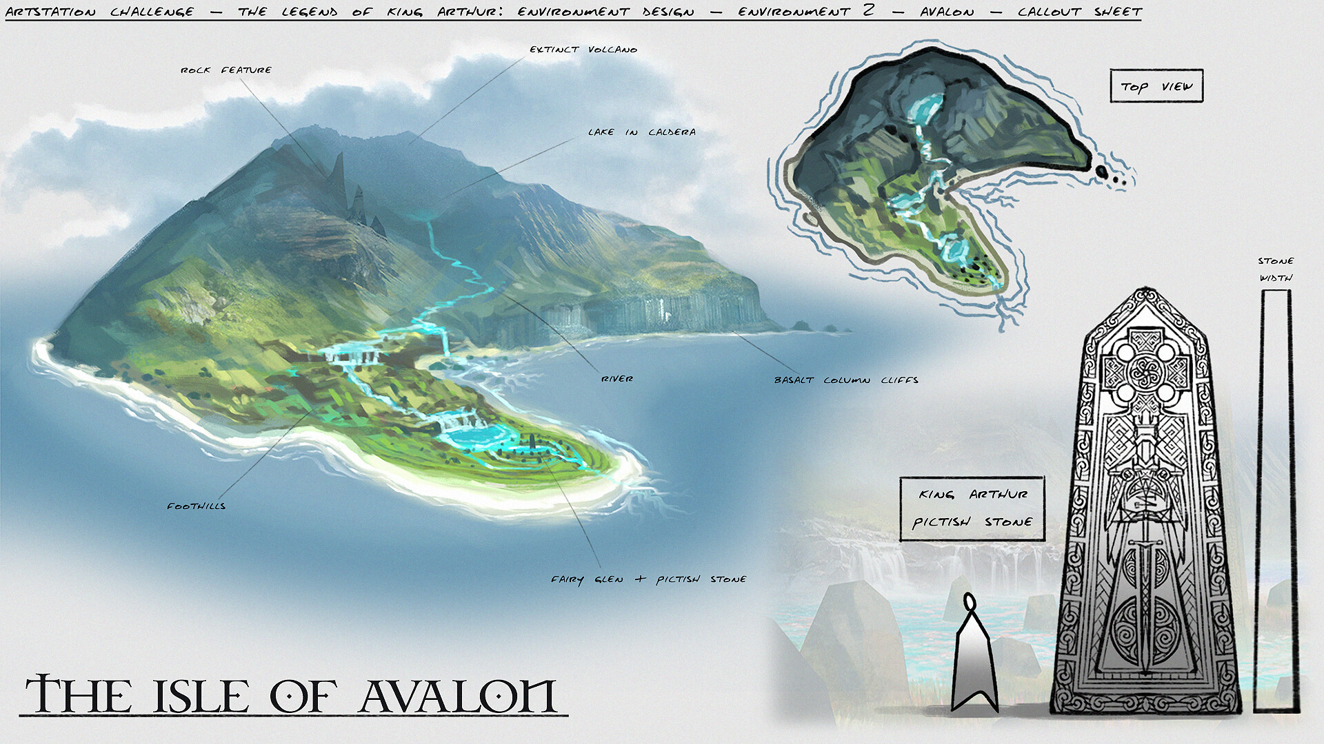 Luke Fornari - Artstation Challenge: The Legend of King Arthur - The ...