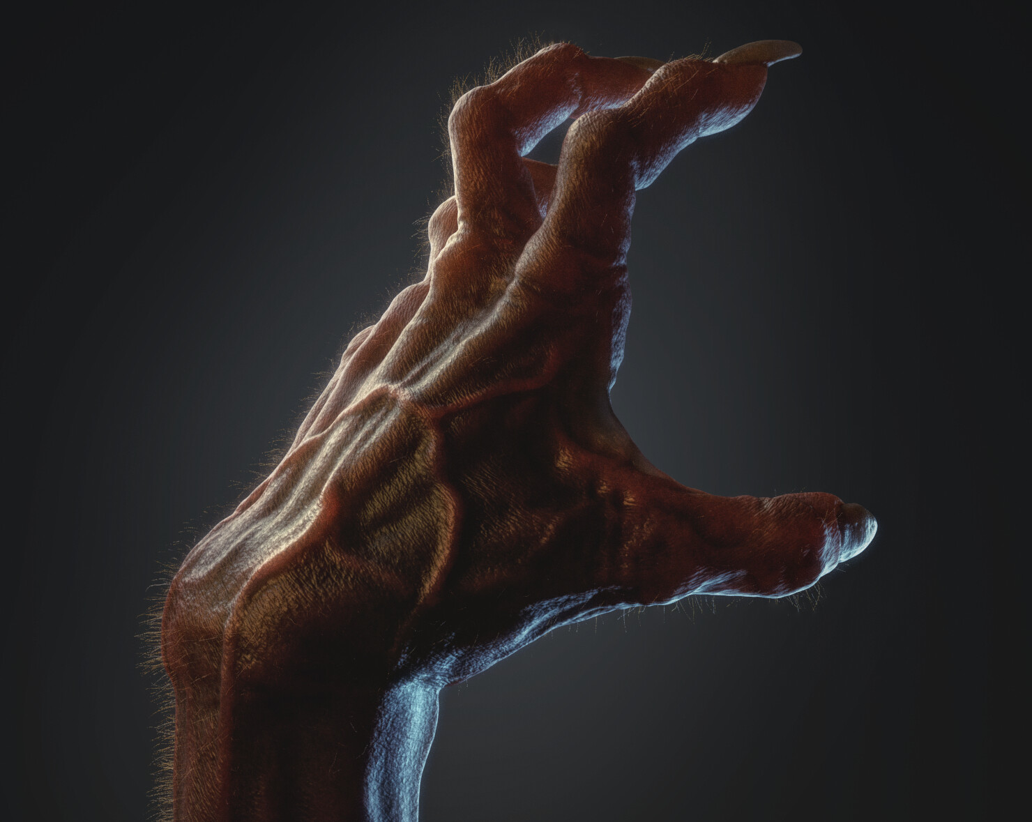 ArtStation - Hand Claw Transformation