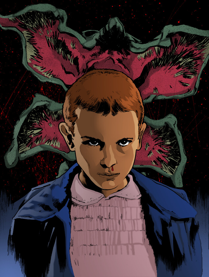 ArtStation - Eleven "Elle" / Stranger Things