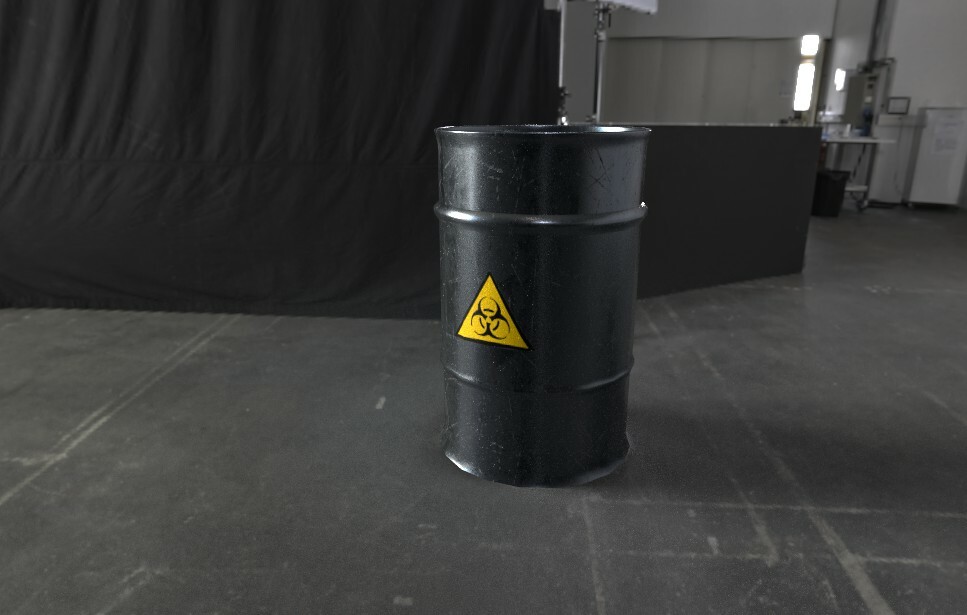 ArtStation - Toxic waste can speed model and texture practice.