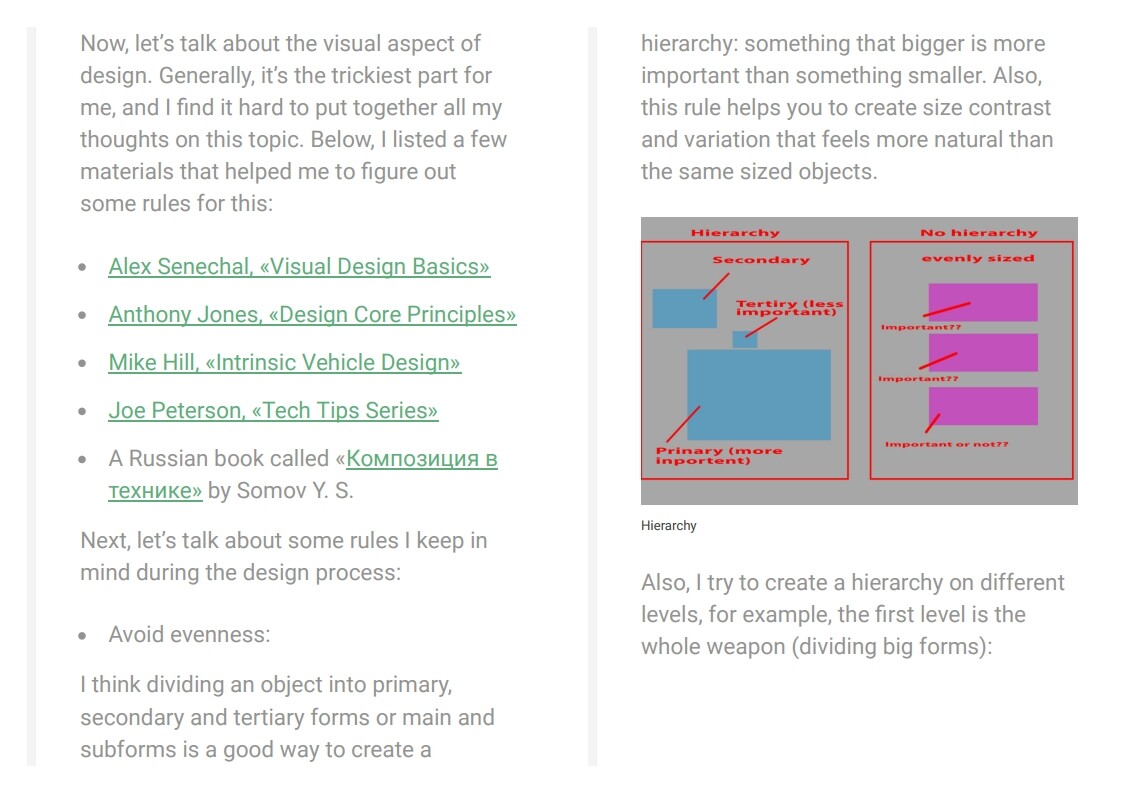 Vitaliy Ishkov - Working on Visual Weapon Design