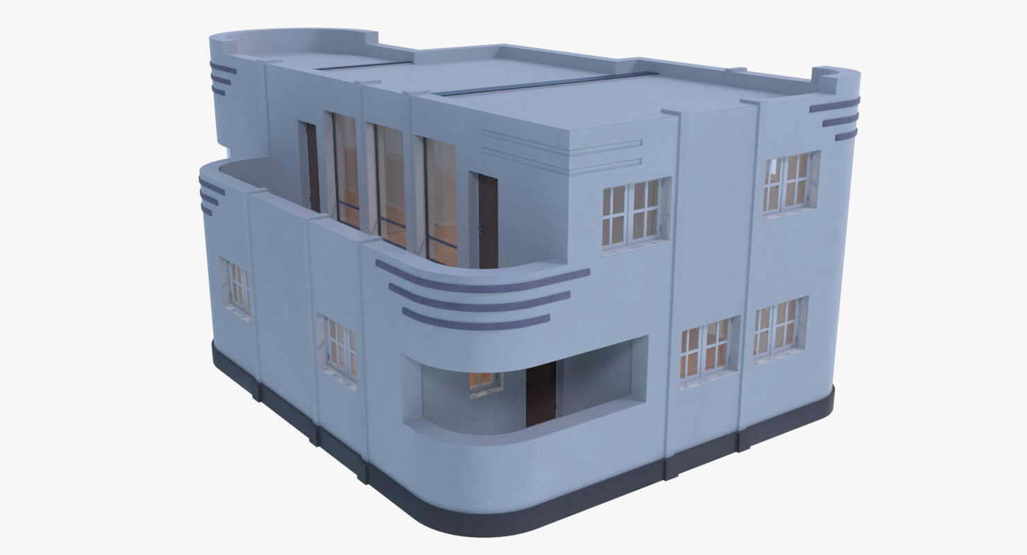 Jonas Melander - Streamline Moderne House 01