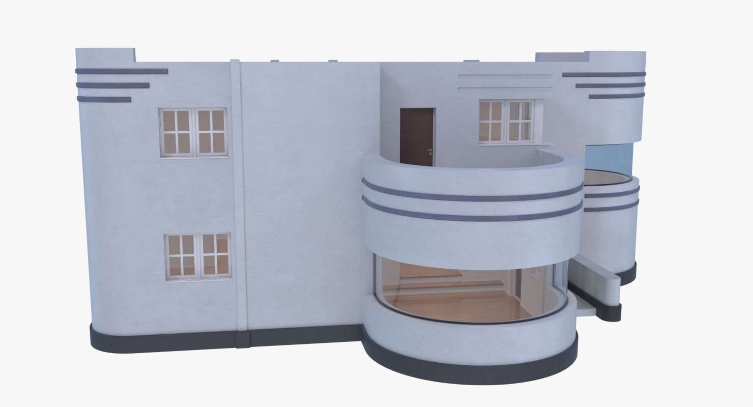 Jonas Melander - Streamline Moderne House 01