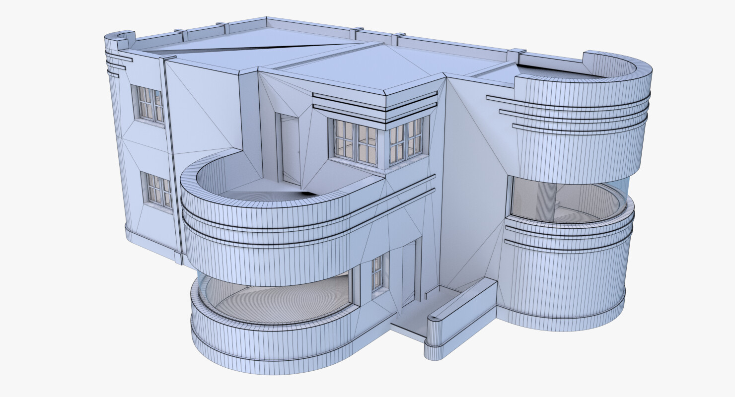 Jonas Melander - Streamline Moderne House 01