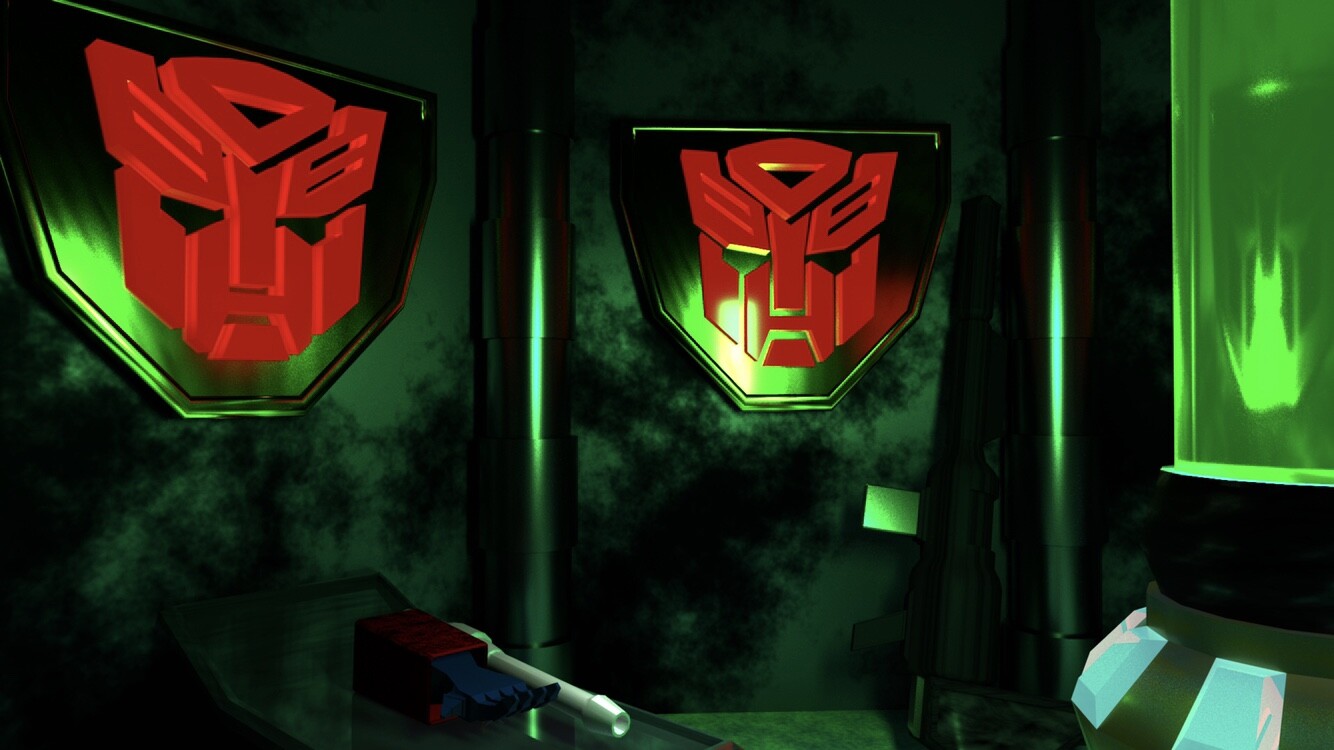 ArtStation - Transformers inspired room