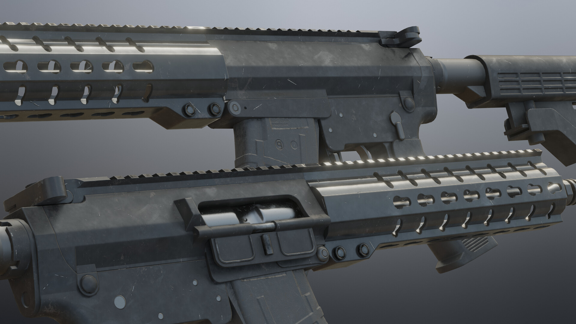 ArtStation - CMMG Mk47 Mutant Assault Rifle