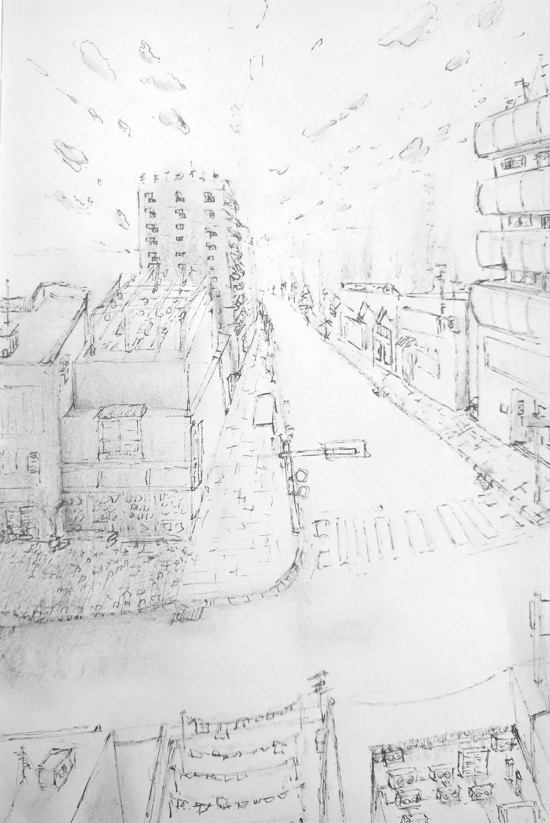 ArtStation - City sketch