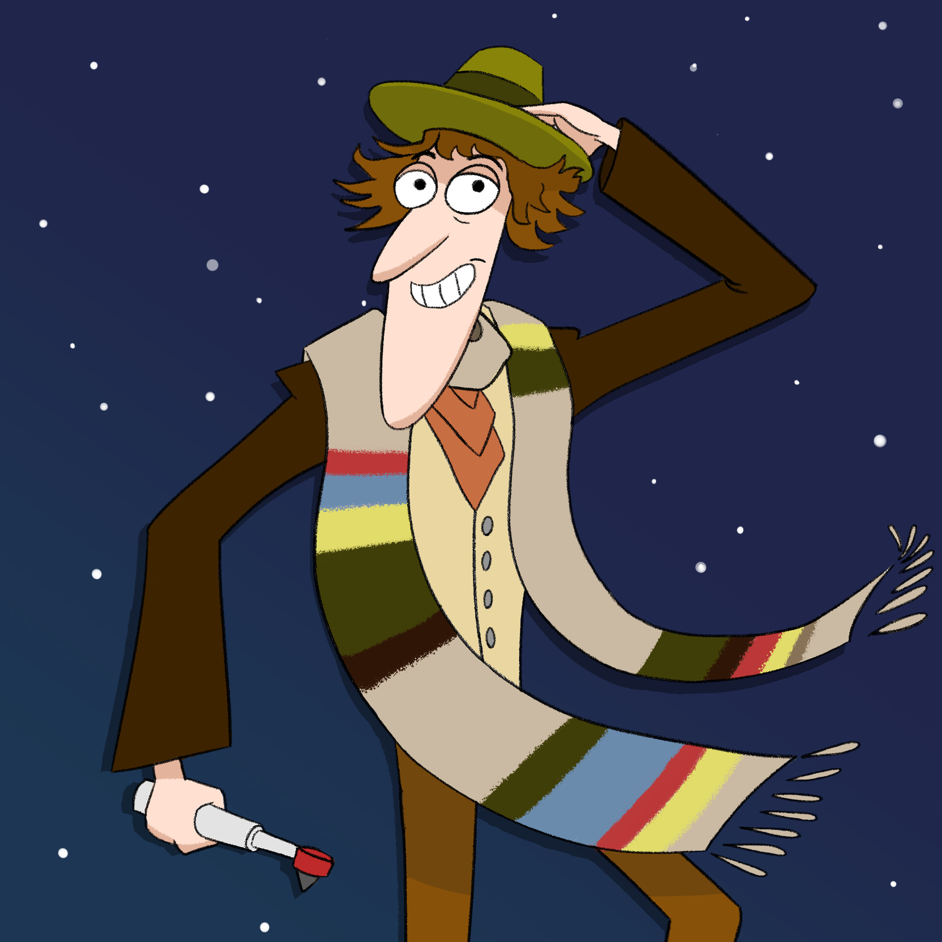 ArtStation - Cartoony Dr. Who