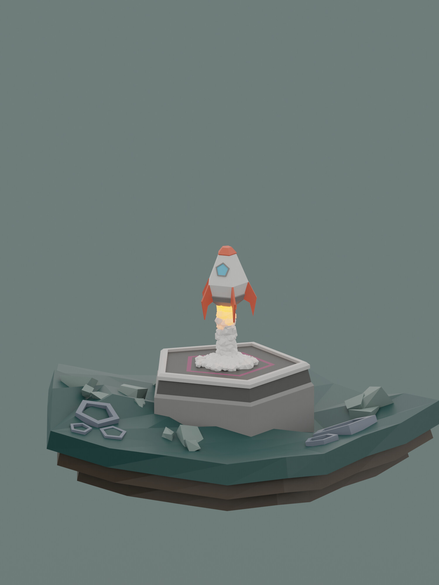 ArtStation - Just a Basic Rocket