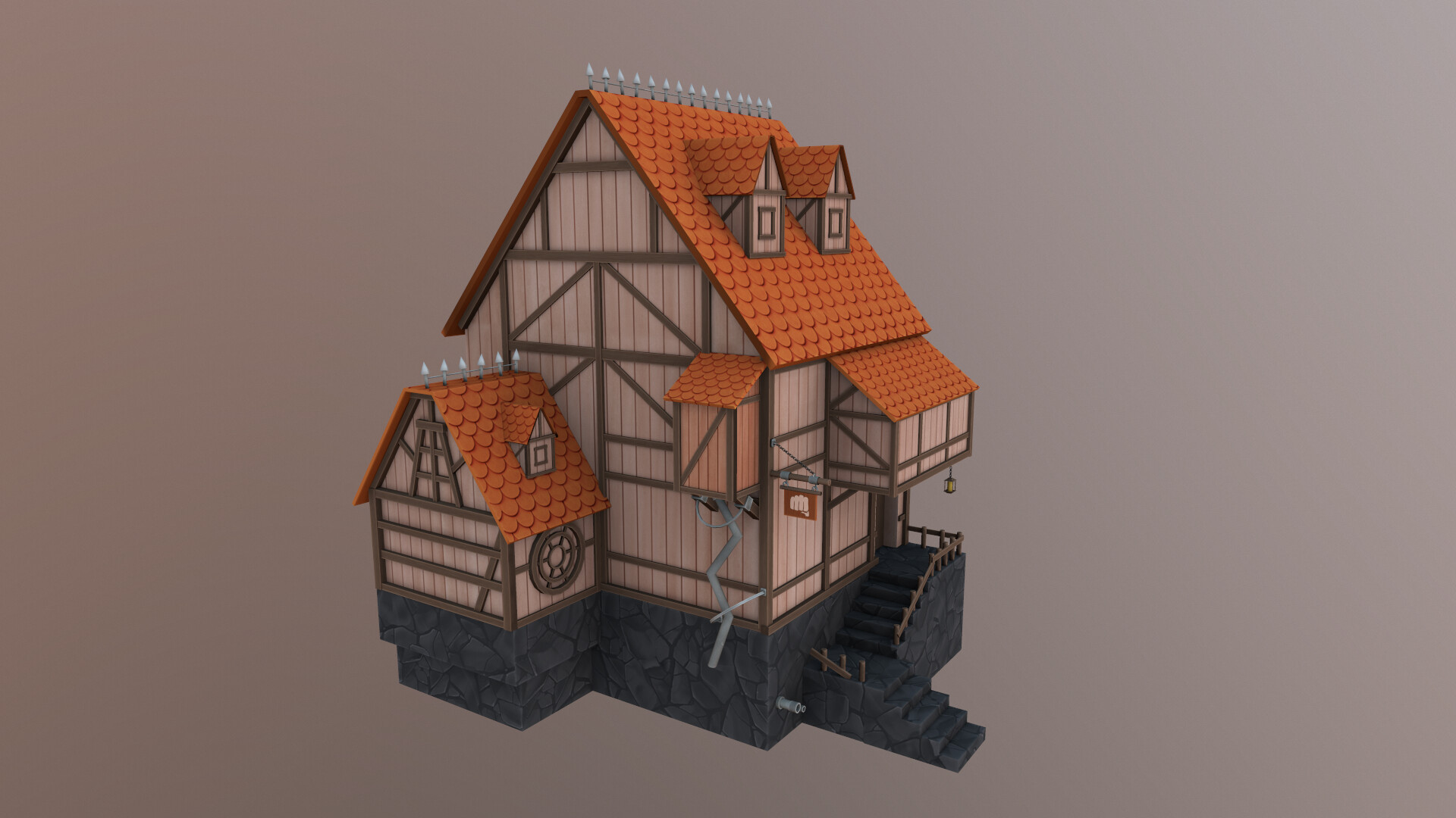 ArtStation - Medieval House Stylized
