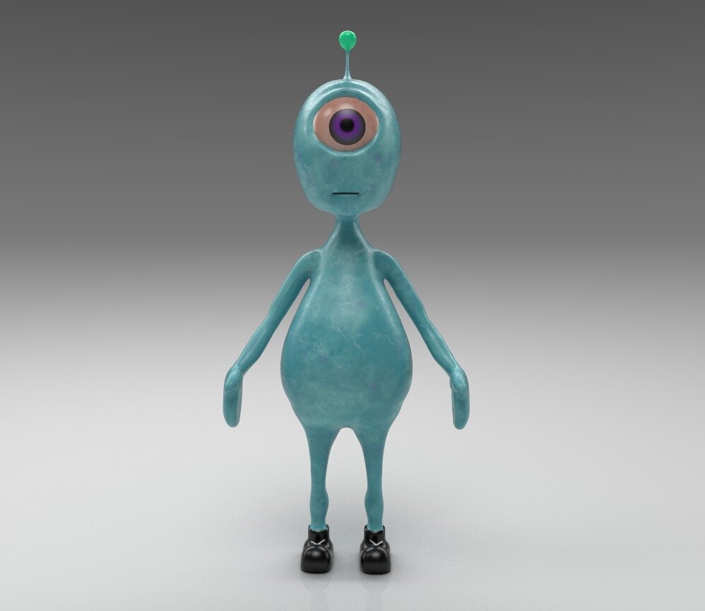 ArtStation - Bart the Alien (One Beat short film)