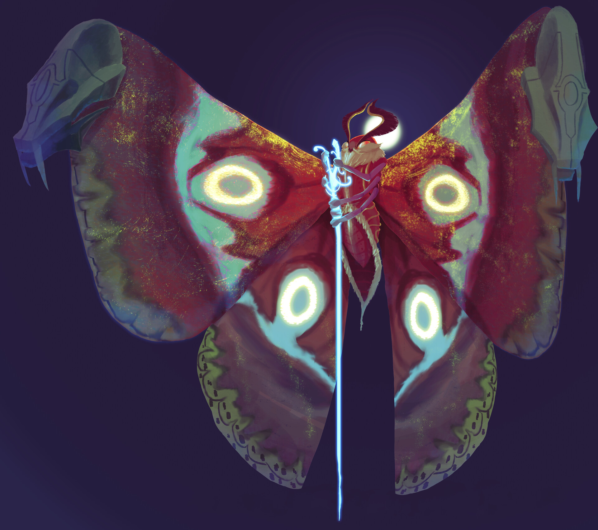 ArtStation - Atlas Moth Guardian