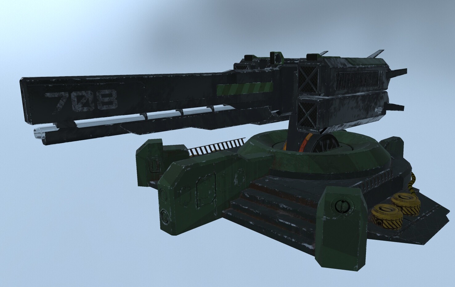 ArtStation - Lasergun Turret