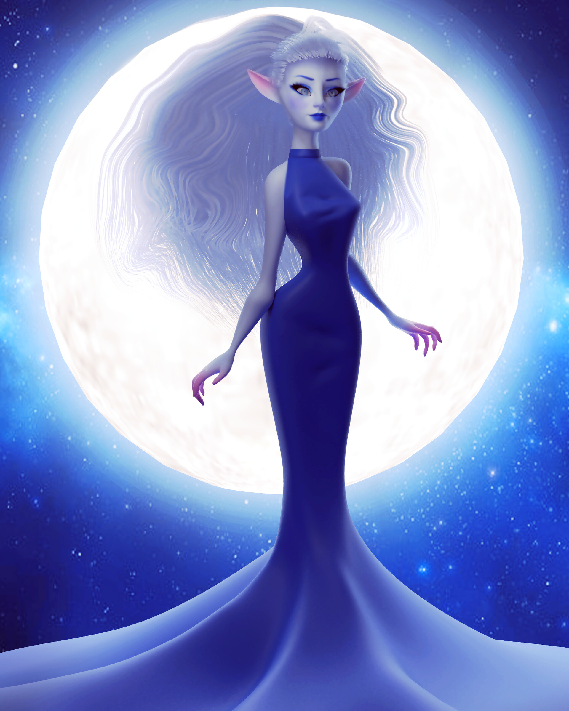 ArtStation - Moon Elf