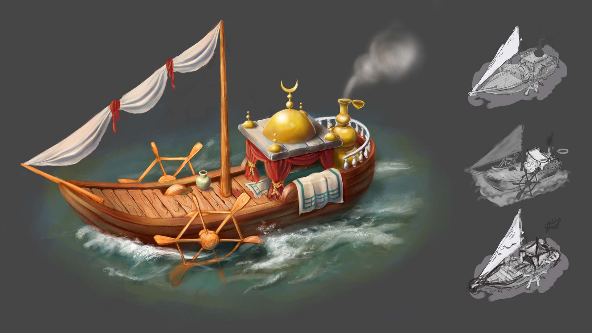 ArtStation - Arab ship