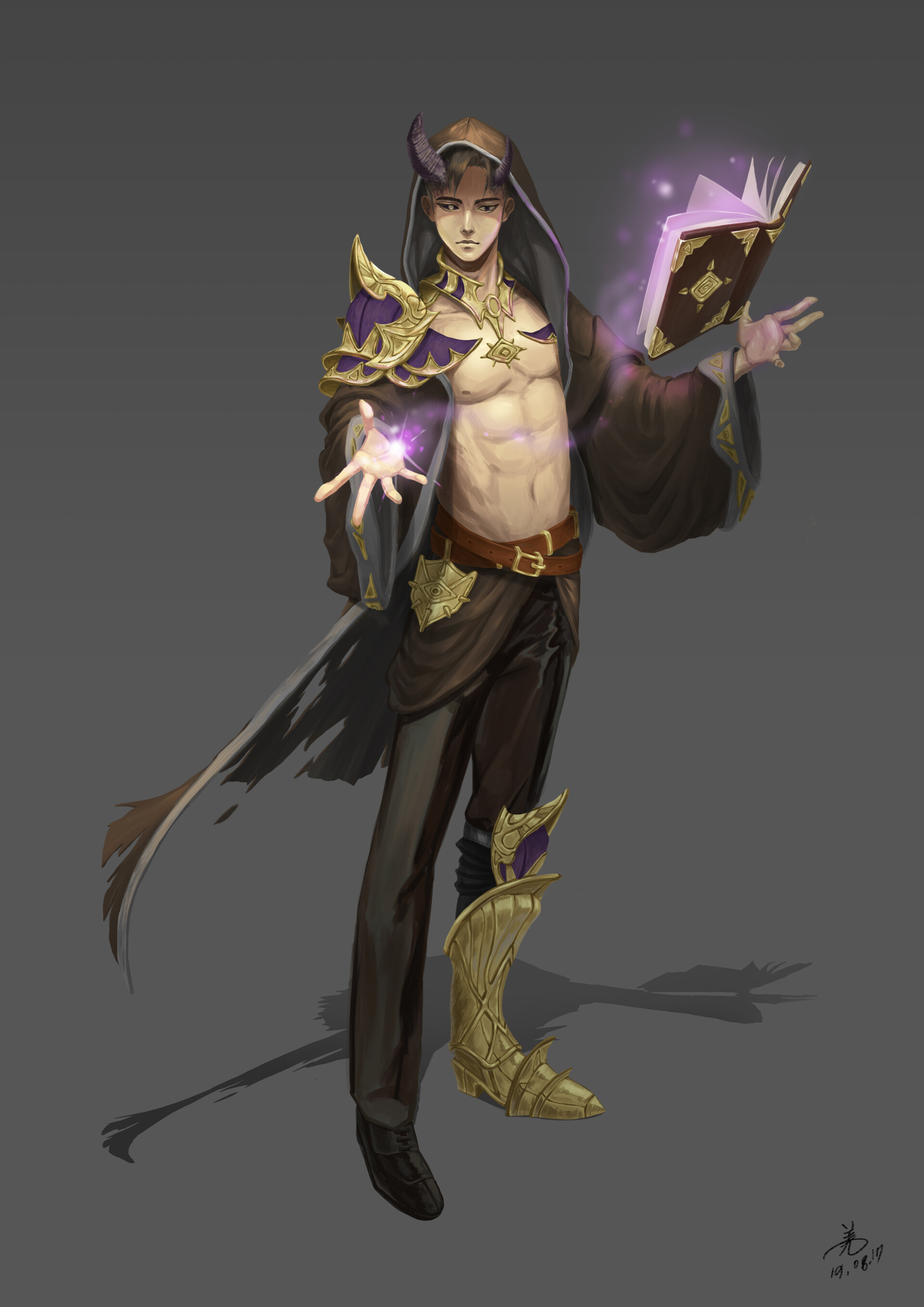 ArtStation - black mage 흑마법사