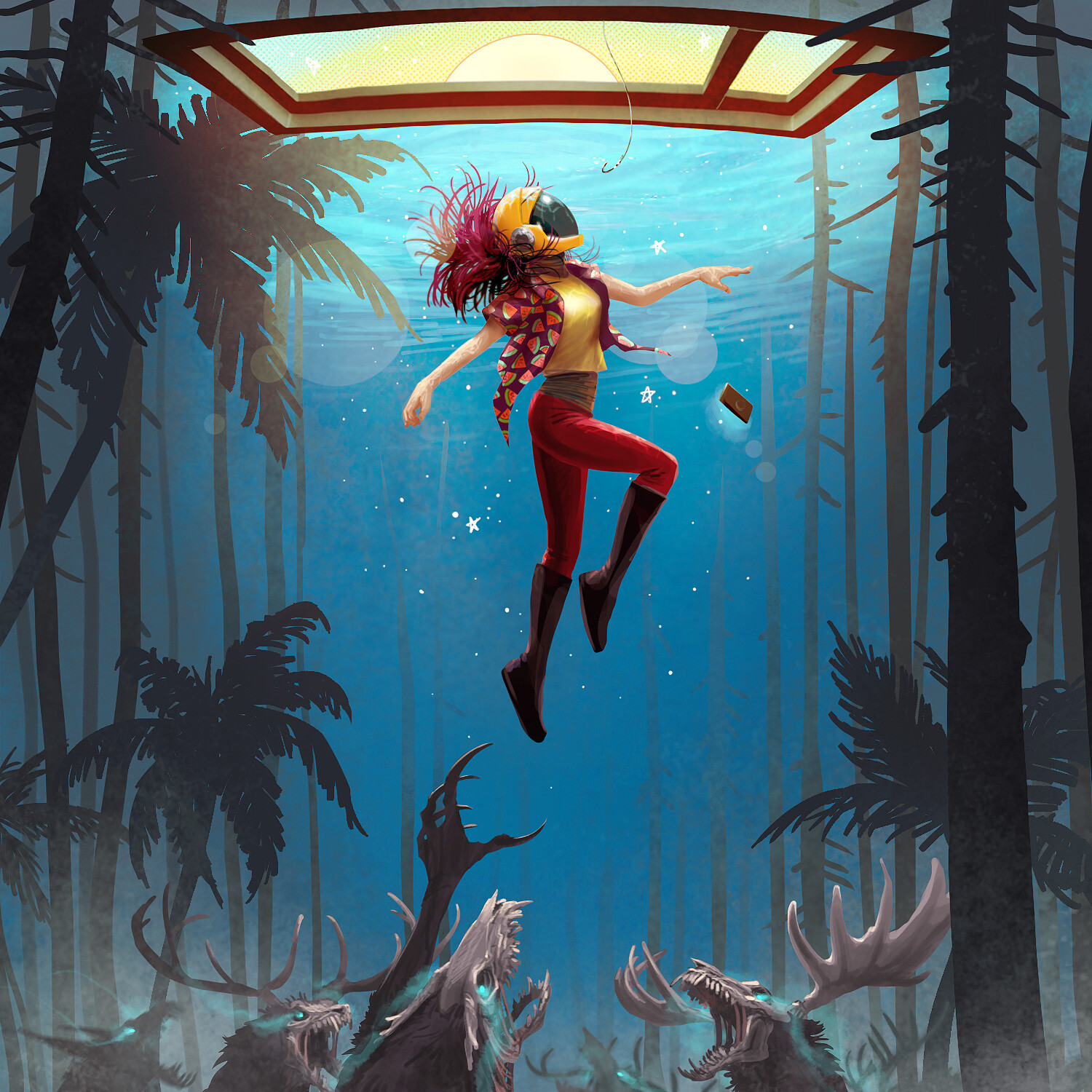 Monstercat Cover Art Astronaut