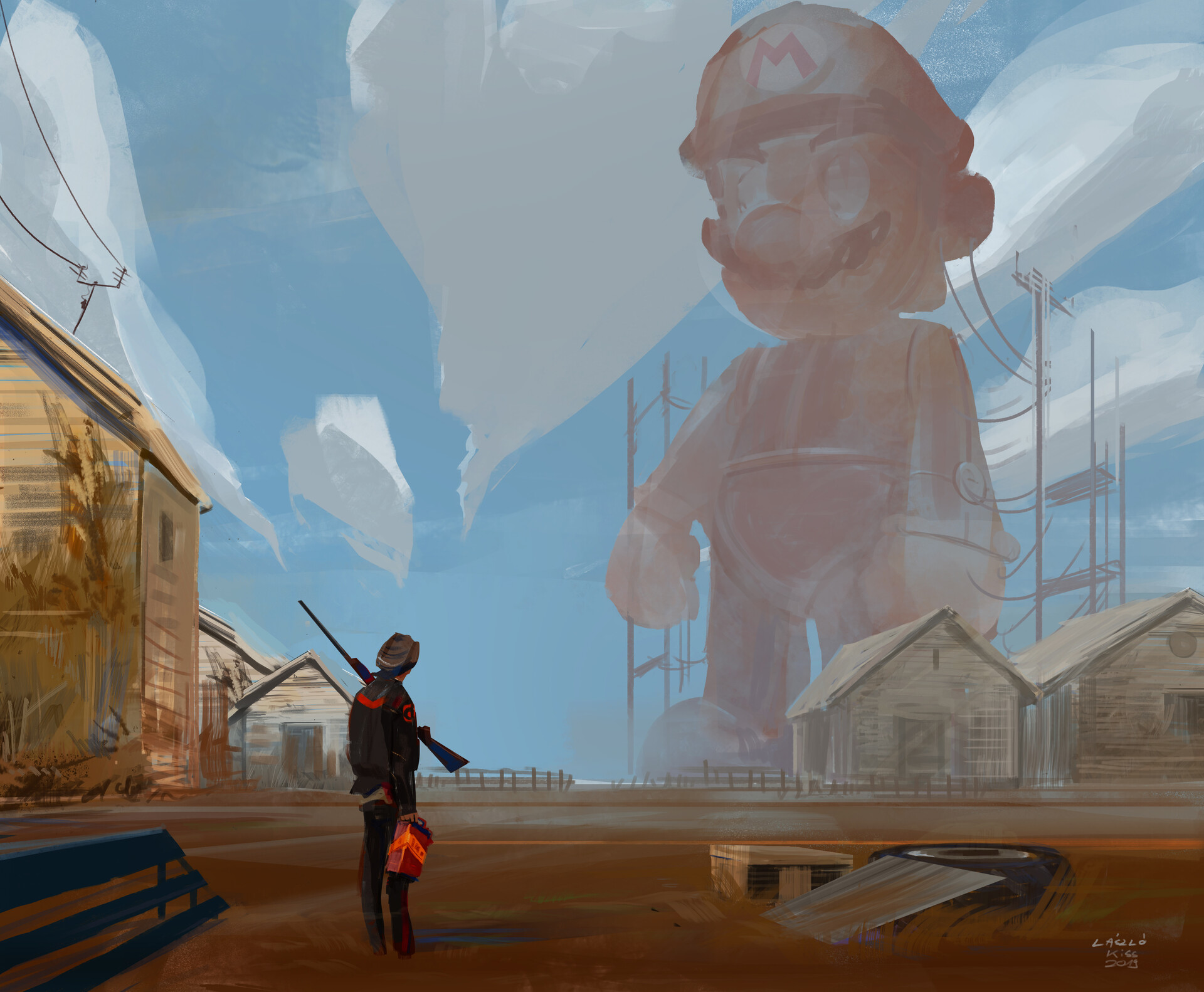 ArtStation - Electric Mario