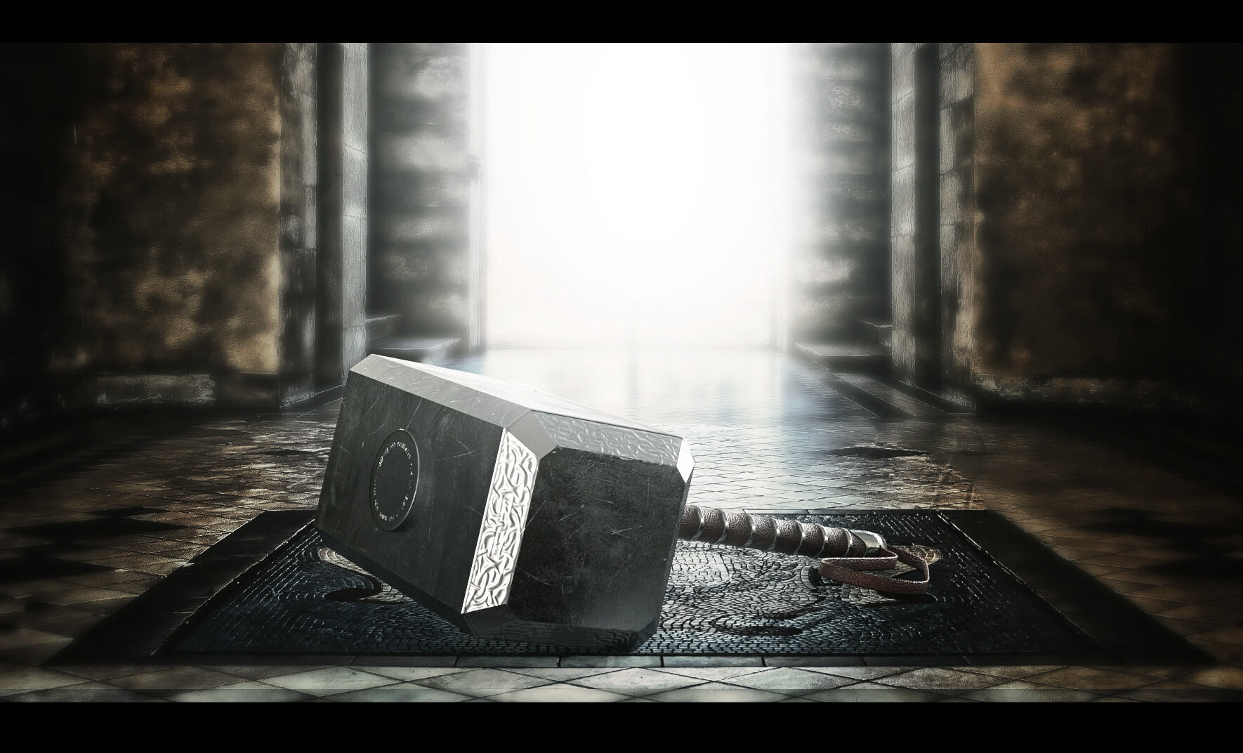 ArtStation - Thor Hammer mjolnir Fan Art