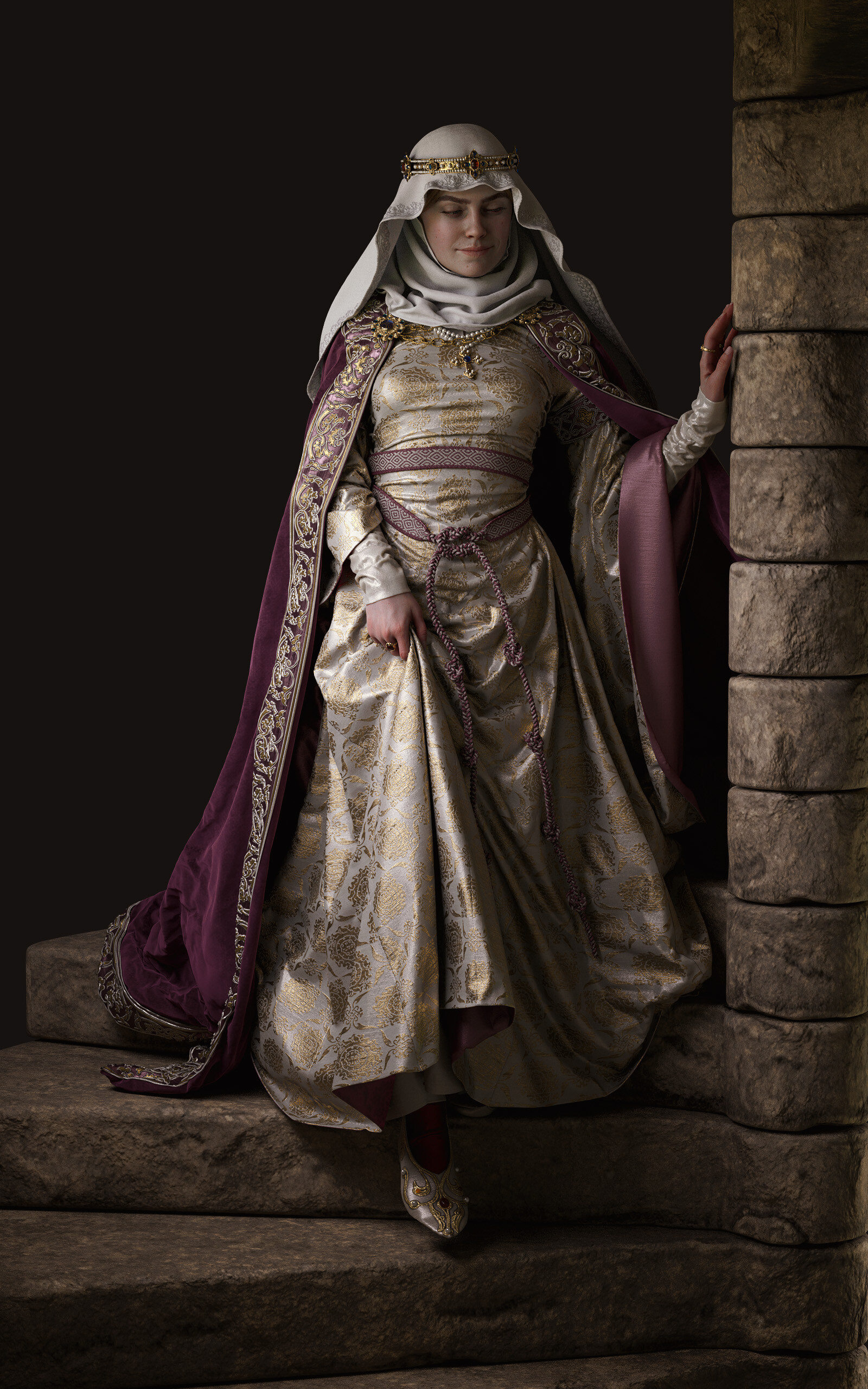 queen medieval style