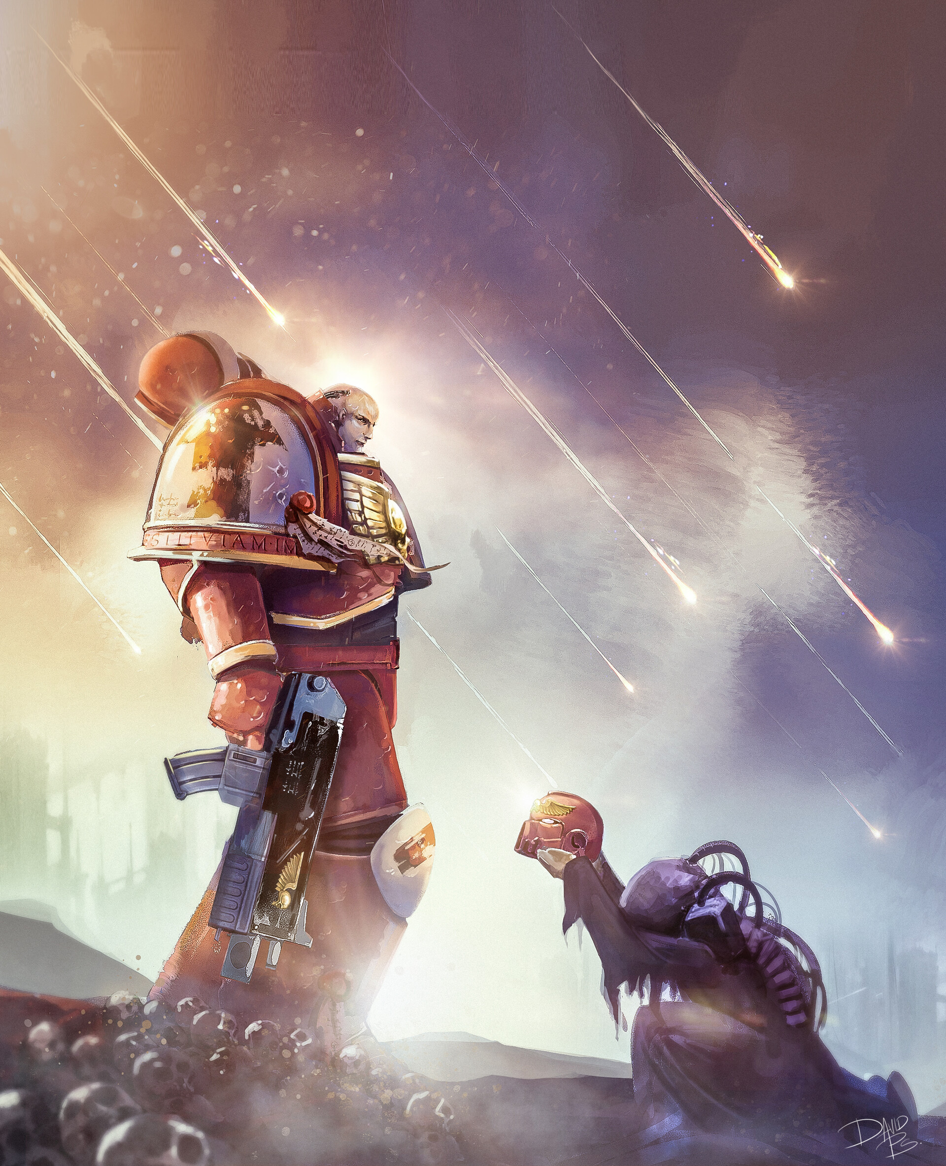 ArtStation - Blood Raven Space Marine