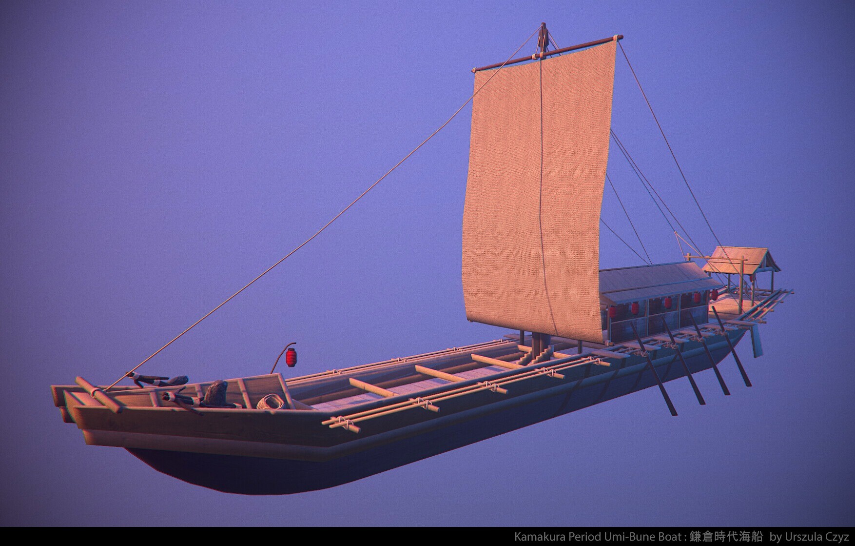 Urszula Czyż - Kamakura Period Umi Bune Boat 鎌倉時代海船