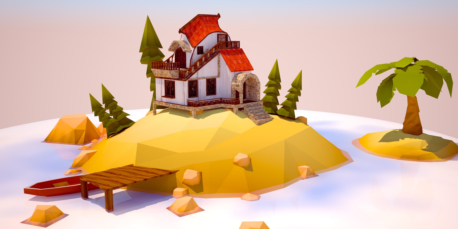 ArtStation - Stylized Island