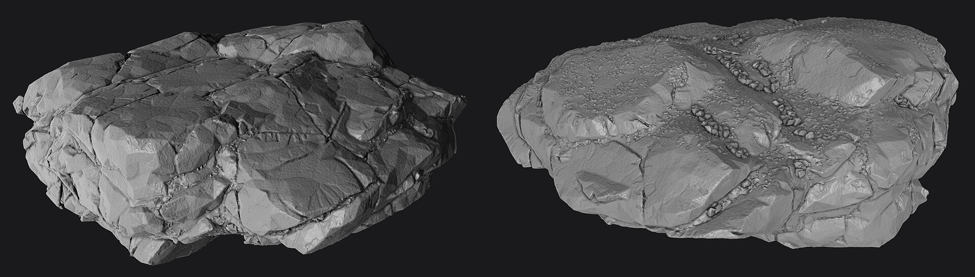 Thomas Carter - Procedural Cliff Pieces - Houdini