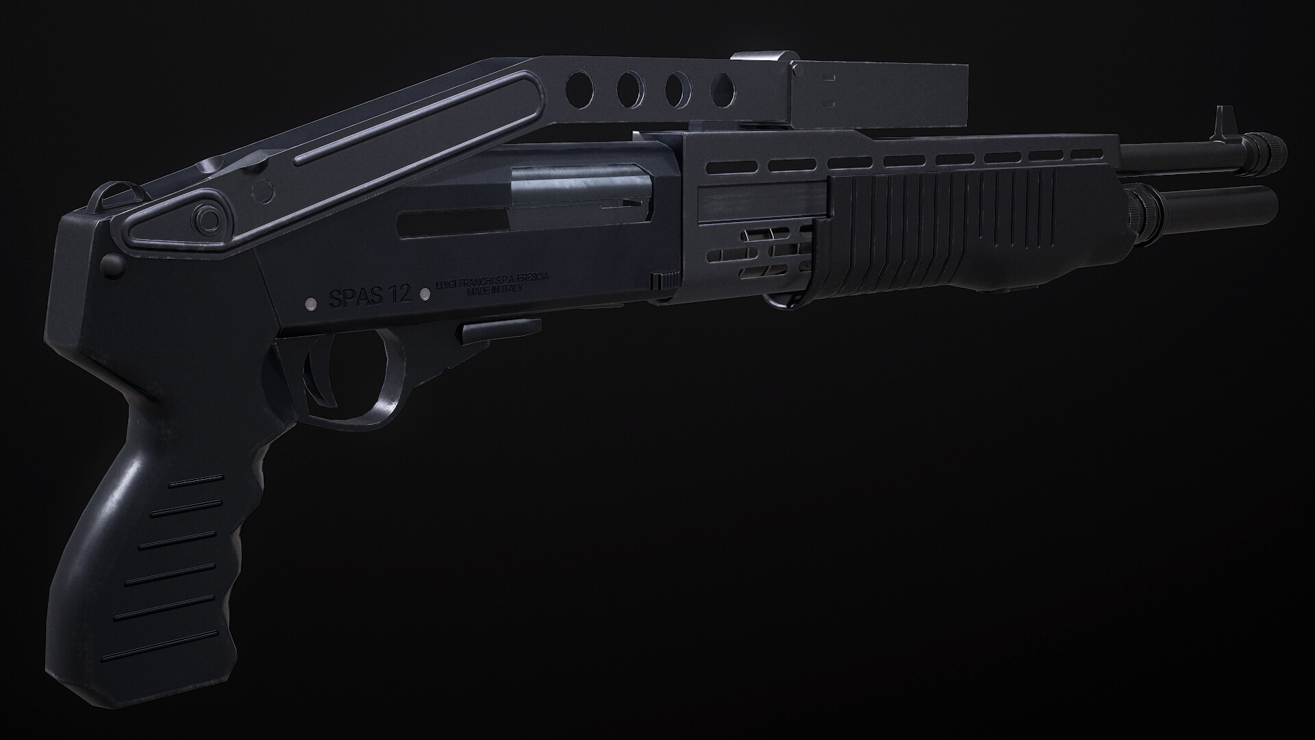 ArtStation - Franchi SPAS-12 Combat Shotgun