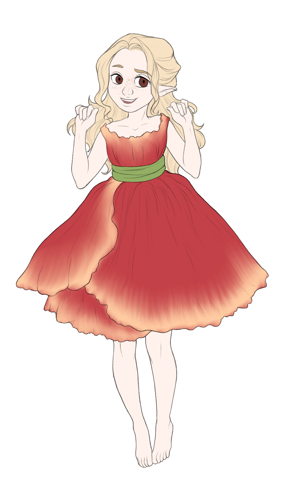 ArtStation - Poppy Dress