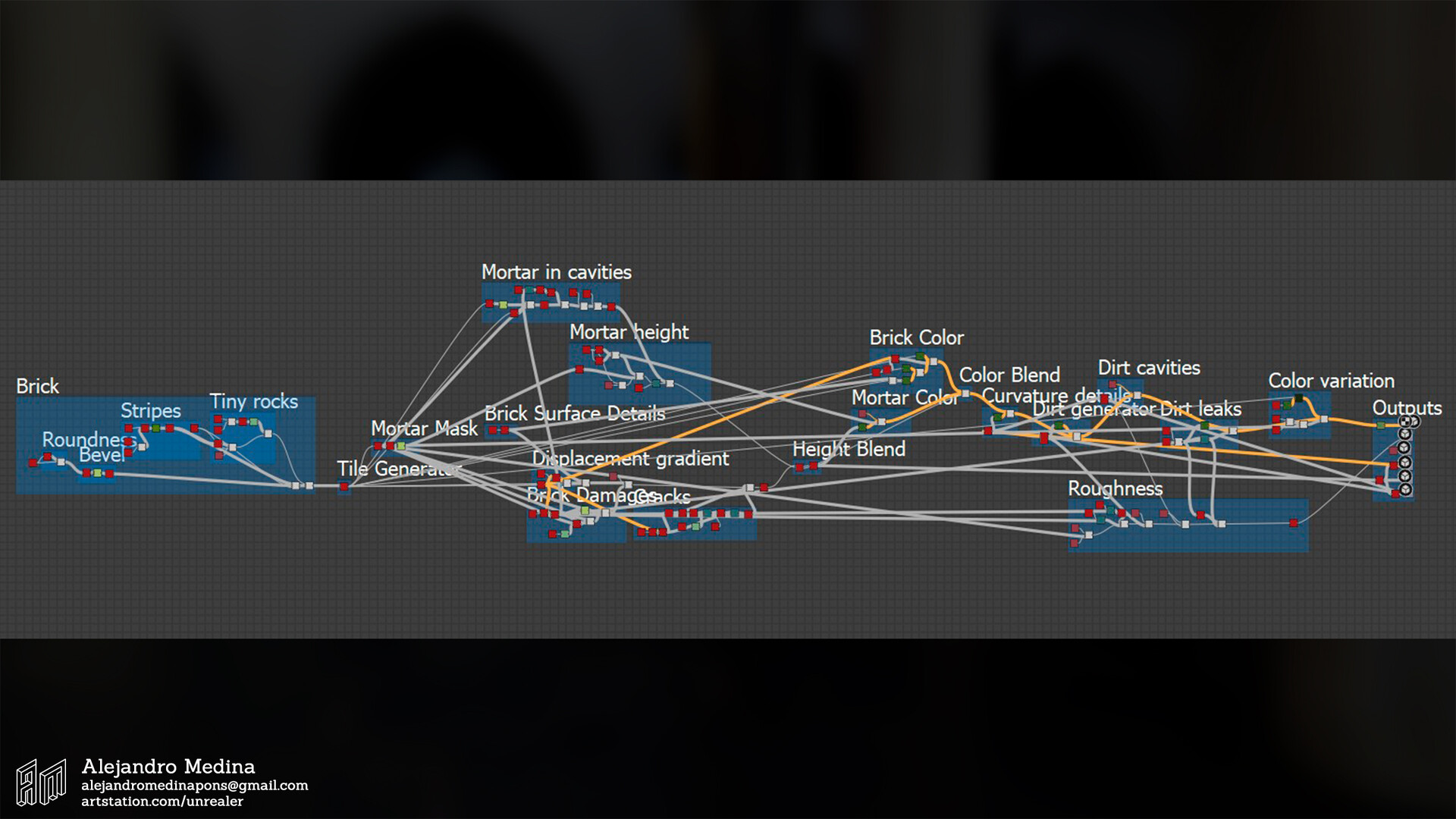 Alex Medina - Brick Wall Material