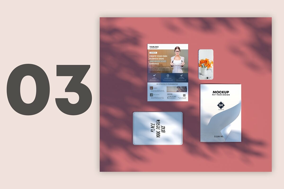 Style Mockups - Clean Scene Creator Mockups