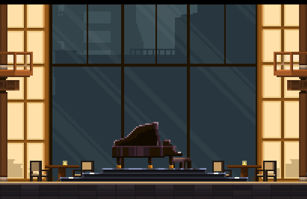 Janina Heese - Pixel Art | Hotel | Lobby