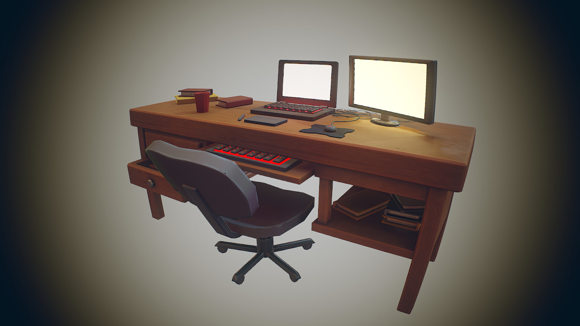 ArtStation - My desk Stylized