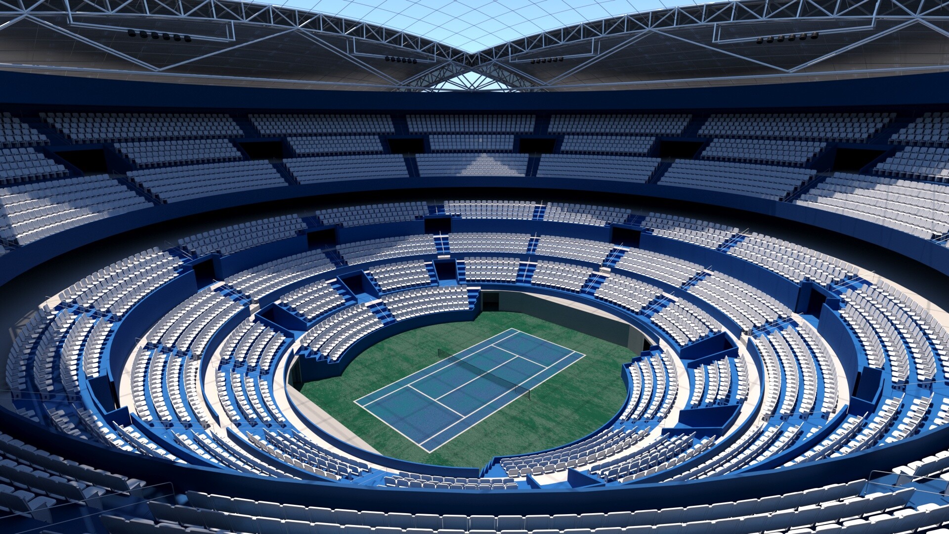 ArtStation - Tennis Stadium Concept
