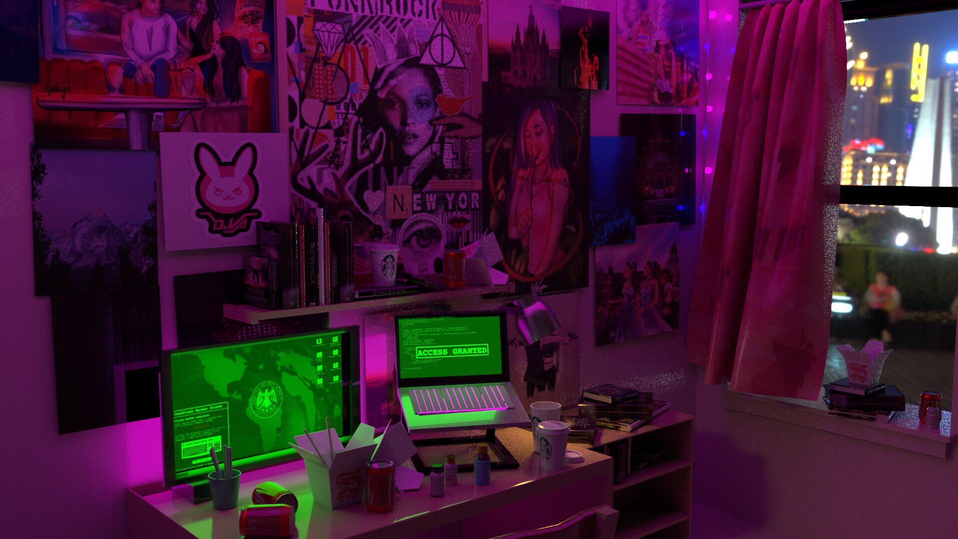 ArtStation - Hacking the system.