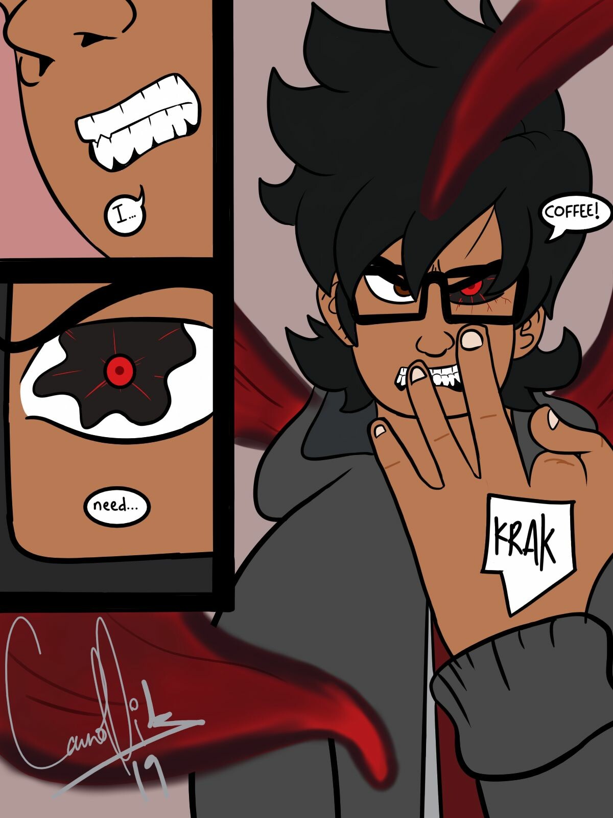 ArtStation - Kaneki in a nutshell