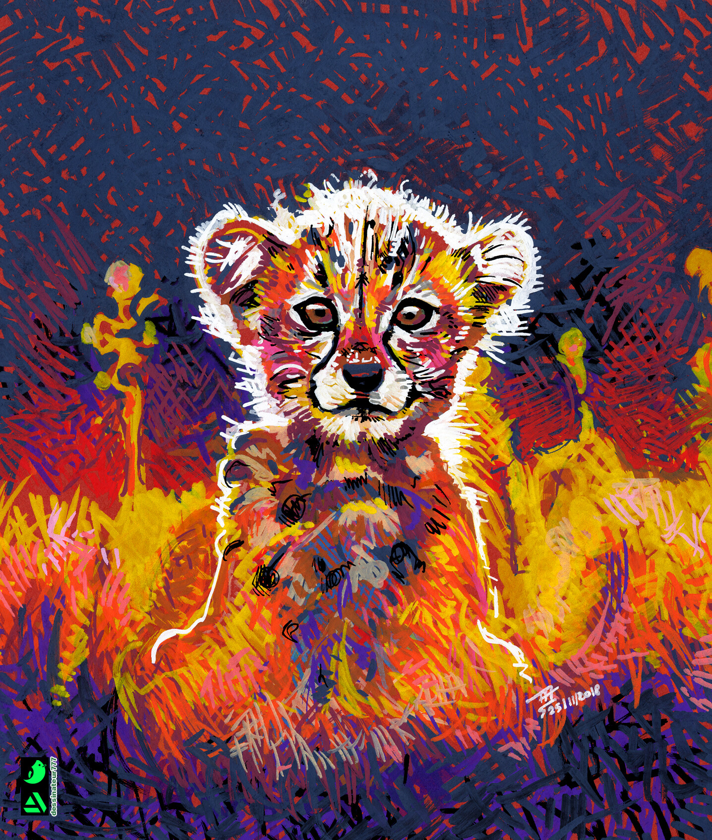 ArtStation - Animals Posca