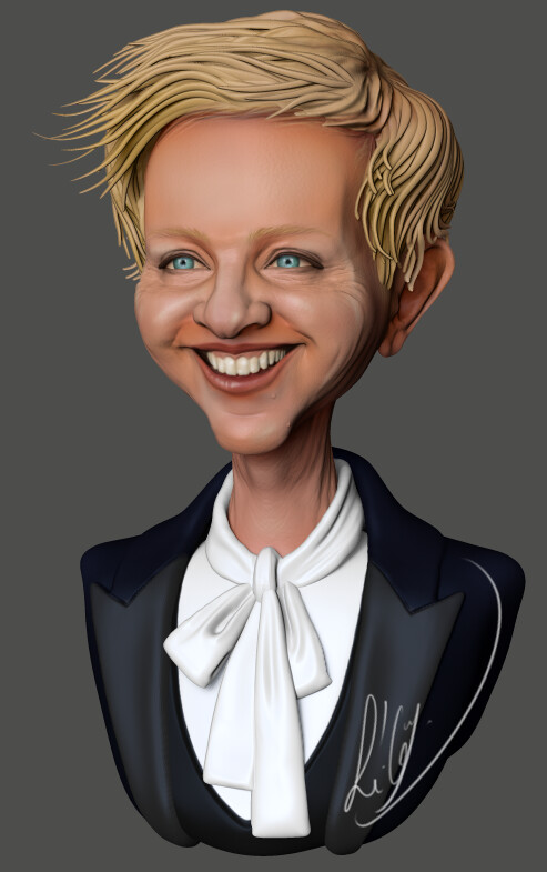 ArtStation - Ellen DeGeneres