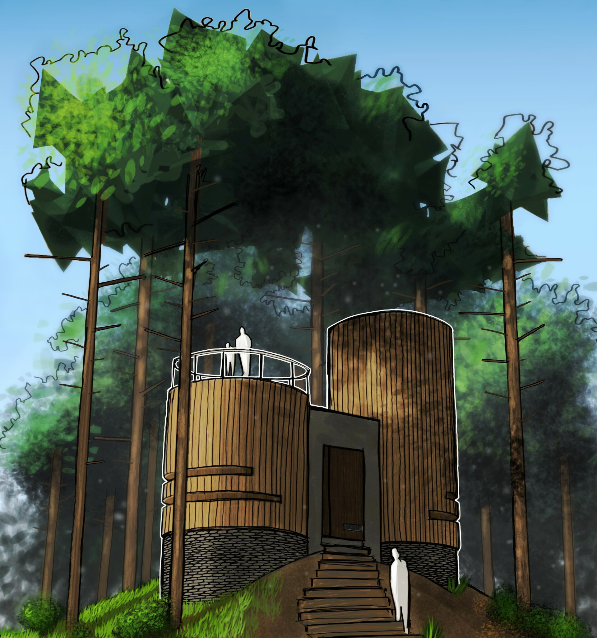 ArtStation - Bird Observatory Concept - Formby