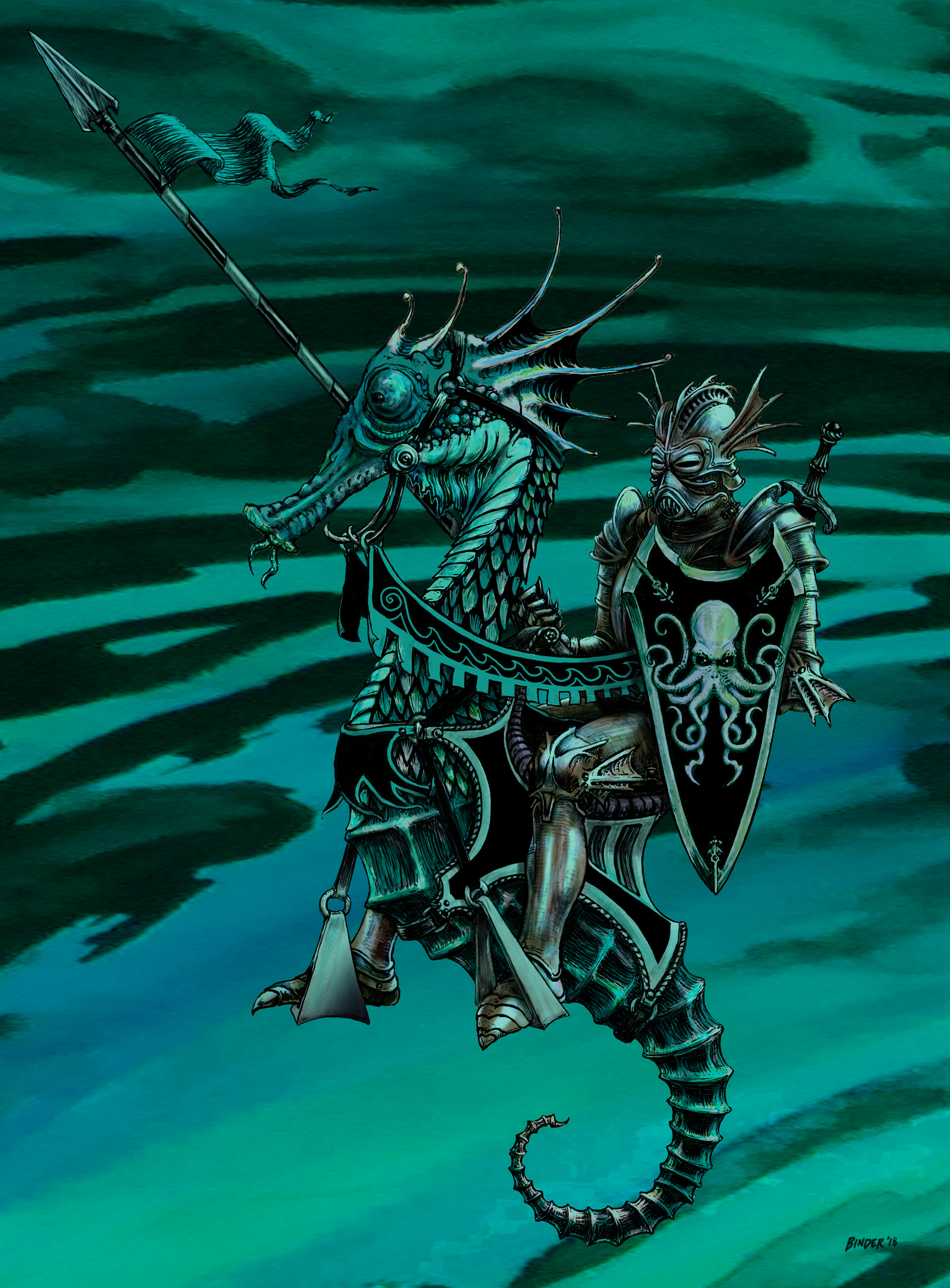 ArtStation - Kraken Knight